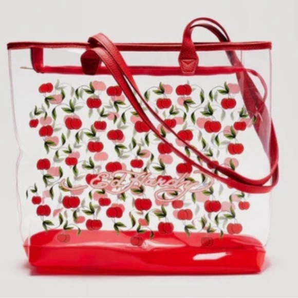 Ed Hardy | Bags | Nwt Ed Hardy Red Cherry Print Tote Bag | Poshmark